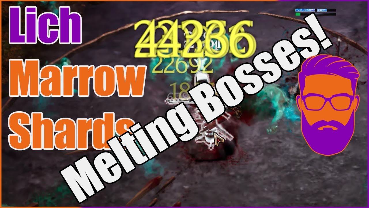 Last Epoch - Marrow Shards Lich - Melting bosses - YouTube
