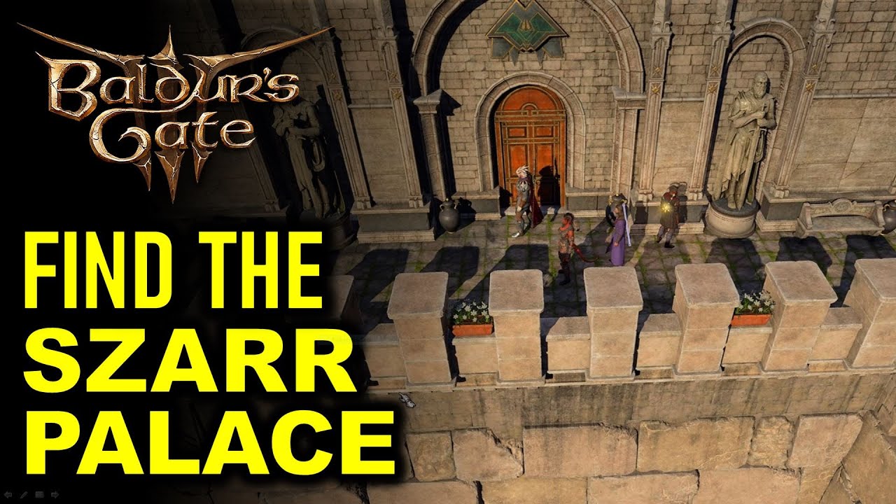 How to Find the Szarr Palace | Baldur's Gate 3 (BG3) - YouTube