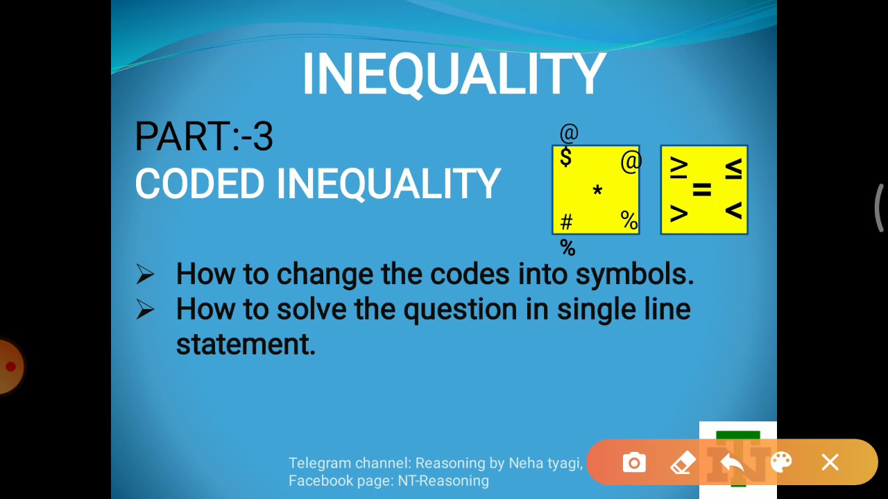 How to solve "CODED INEQUALITY" WITHIN SECONDS Best trick to solve CODED INEQUALITY - YouTube