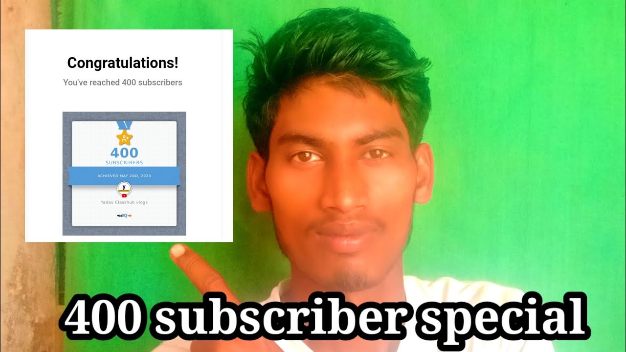 400 subscribers special video ||complete 400 subscribe||#400subs - YouTube