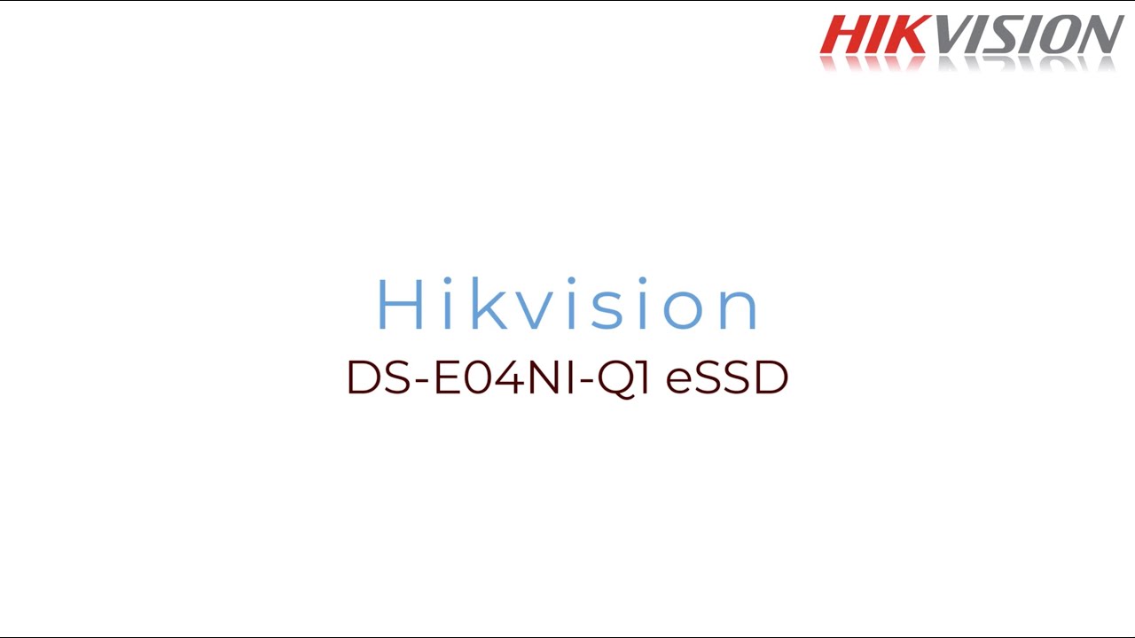 Unboxing Hikvision DS-E04NI Q1 eSSD - YouTube