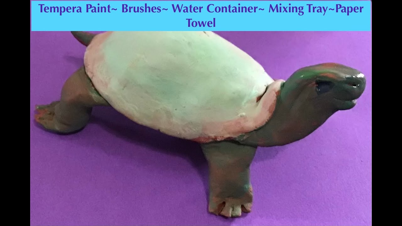 Sculpture- Clay Turtle (Painting it) for 8th Graders #eighthgrade # ...