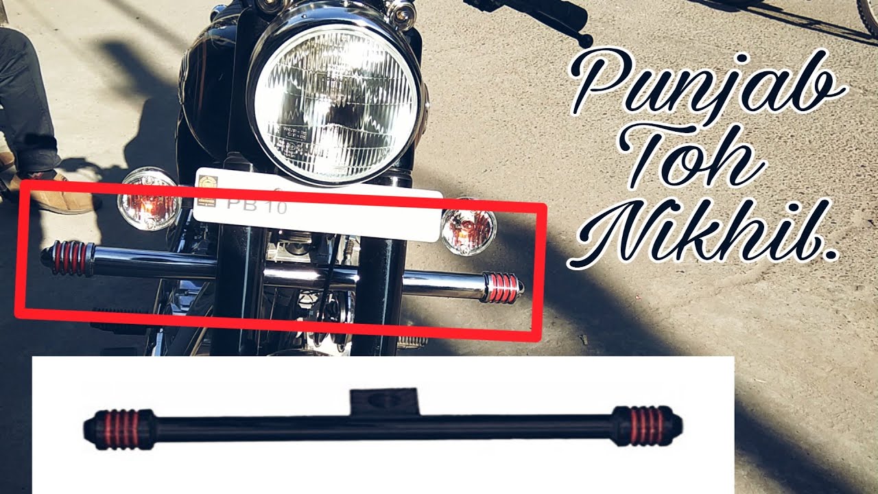 Best Leg Guard For Bullet Standard 350 || With Best Fitting || #Punjab ...