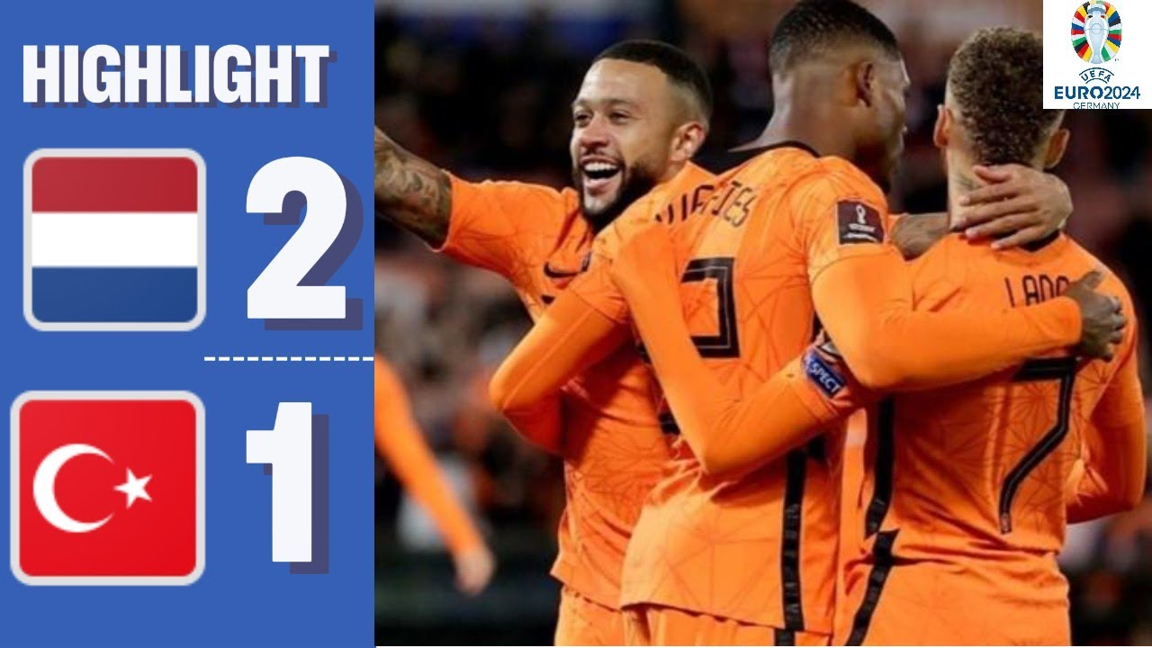 Netherlands vs Turkey (2-1) HIGHLIGHTS & ALL GOALS EURO 2024 🏆 De Vrij ...
