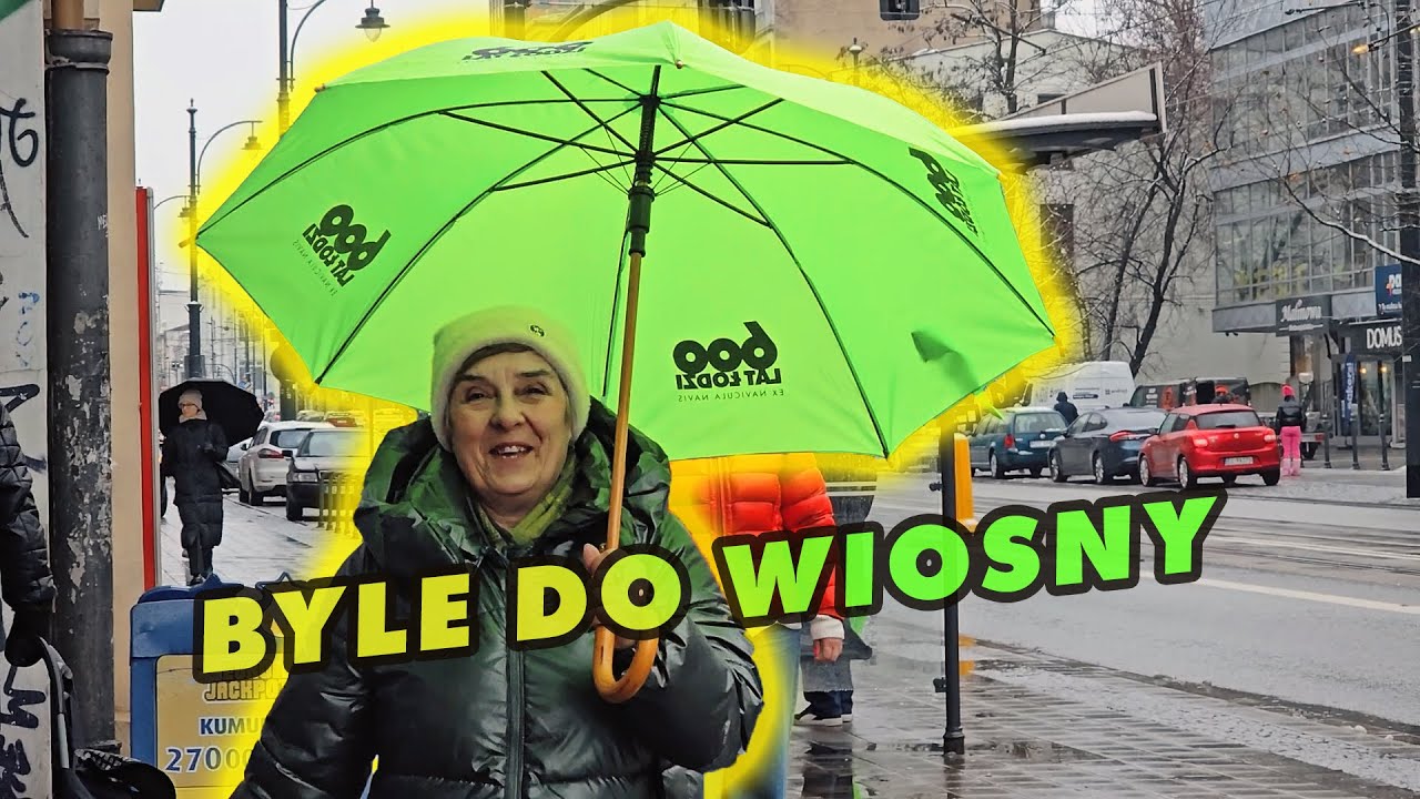 Byle do wiosny, czyli deszczowy uśmiech od ekipy Kocham Łódź - YouTube