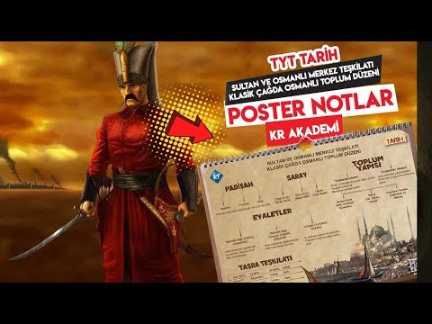TYT Tarih - Osmanlı Merkez Teşkilatı ve Toplum Yapısı  - Burak Ünsur