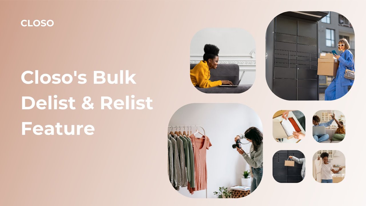 Closo's Bulk Delist and Relist Feature - YouTube