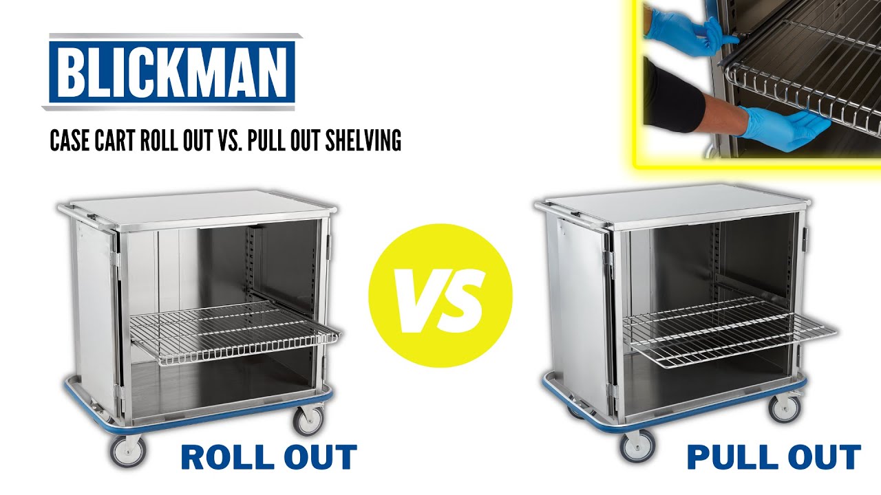Case Cart - Roll Out Vs Pull Out Shelving - YouTube