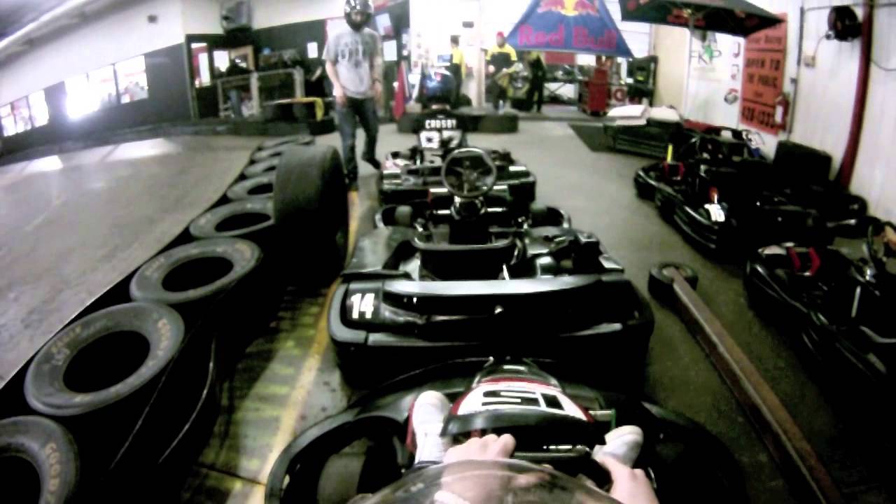 Racing at ProKart Indoors - YouTube