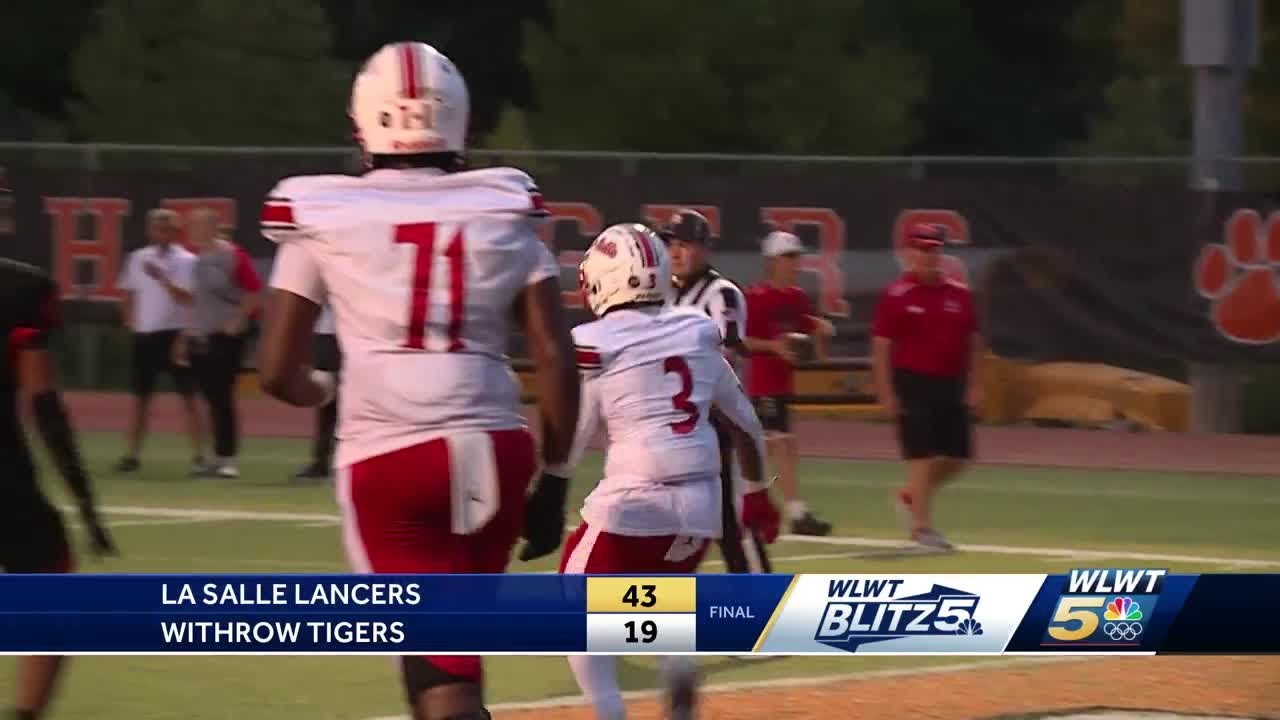 La Salle Lancers 43, Withrow Tigers 19 - YouTube