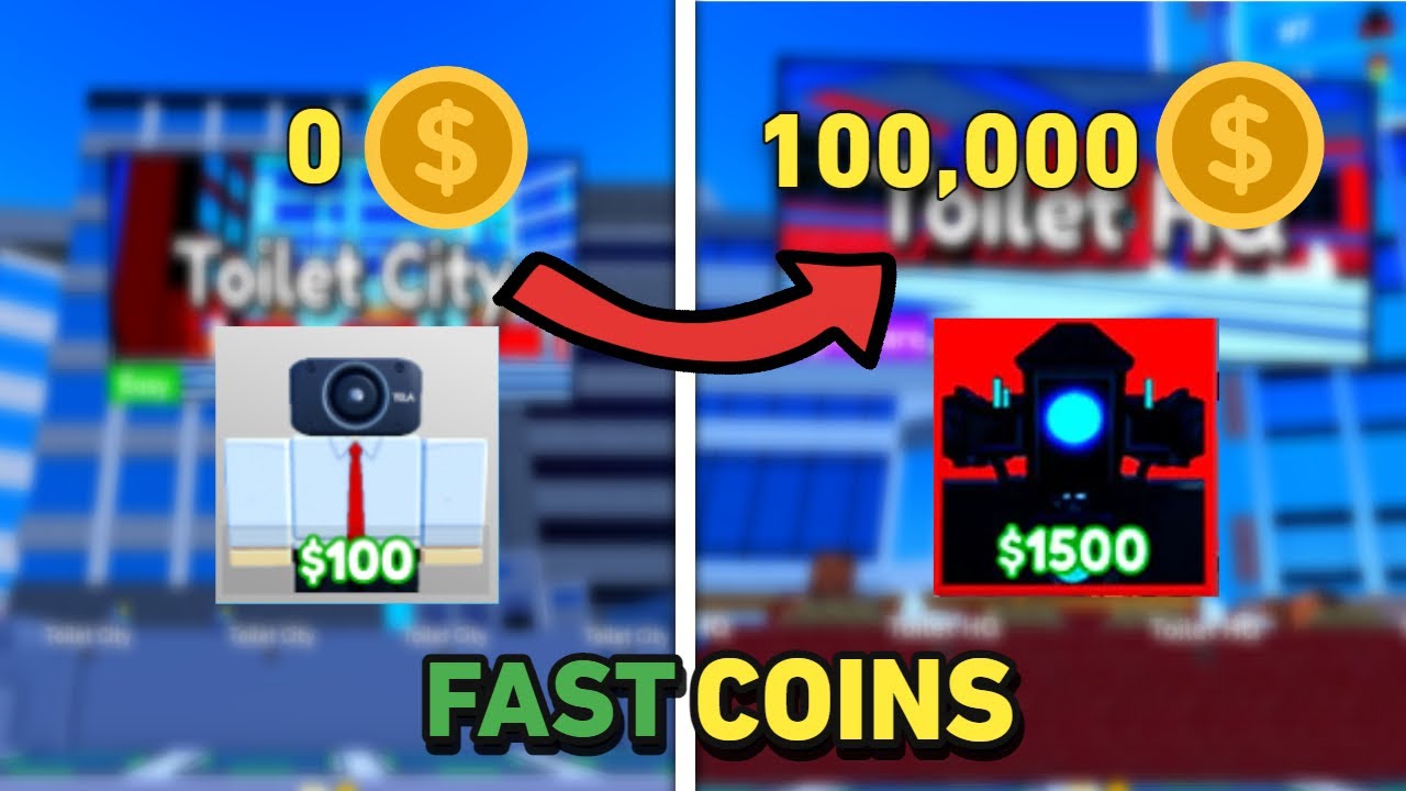 The Fastest Method To Get Coins In Toilet Tower Defense [Beginner ...