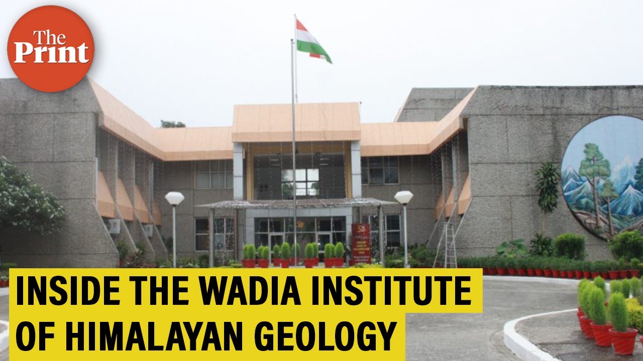 Inside the Wadia Institute of Geology focused on the study of Himalayas ...