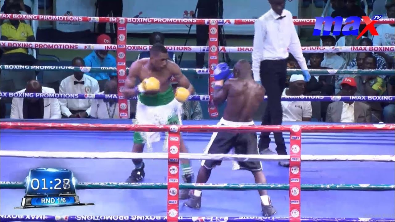 Osita Umeh Vs Benjamin Ankrah | Fight Night 5 | Bukom Boxing Arena - YouTube