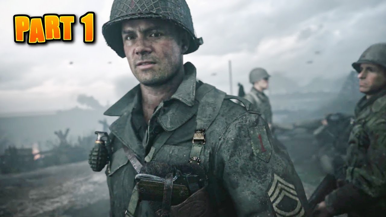 Call of Duty: WORLD WAR 2 Walkthrough - "PART 1" - D DAY! (COD WWII ...