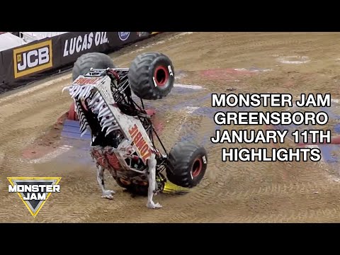 Monster Jam Greensboro Highlights | January 11th, 2026 | 12PM
