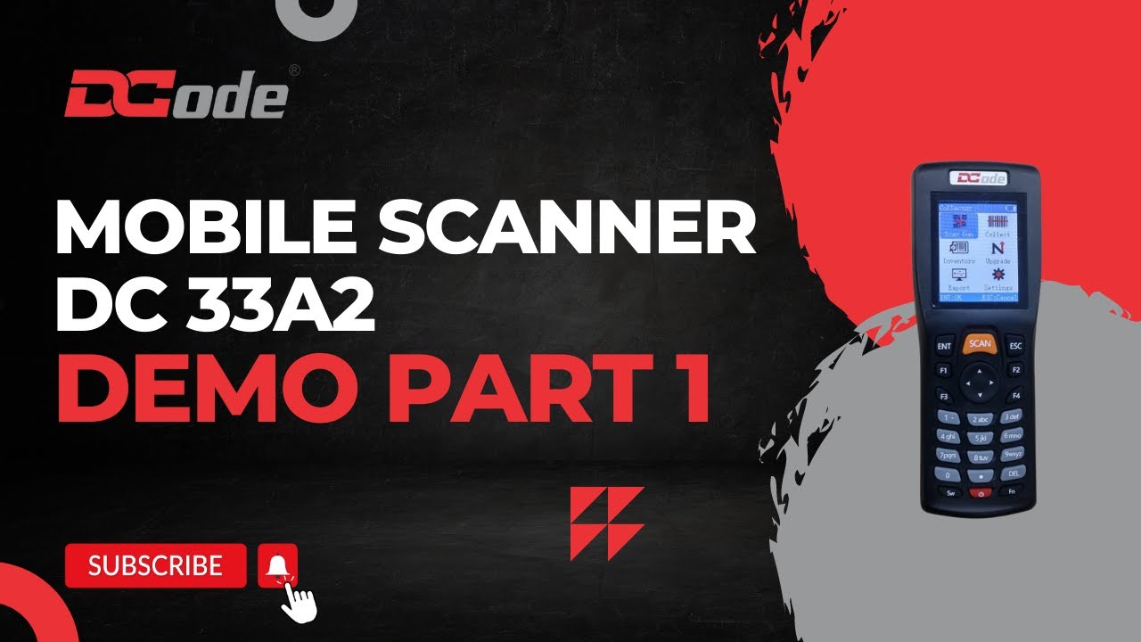 (HINDI) DCode DC33A2 Mobile Scanner Demo Part 1 - YouTube