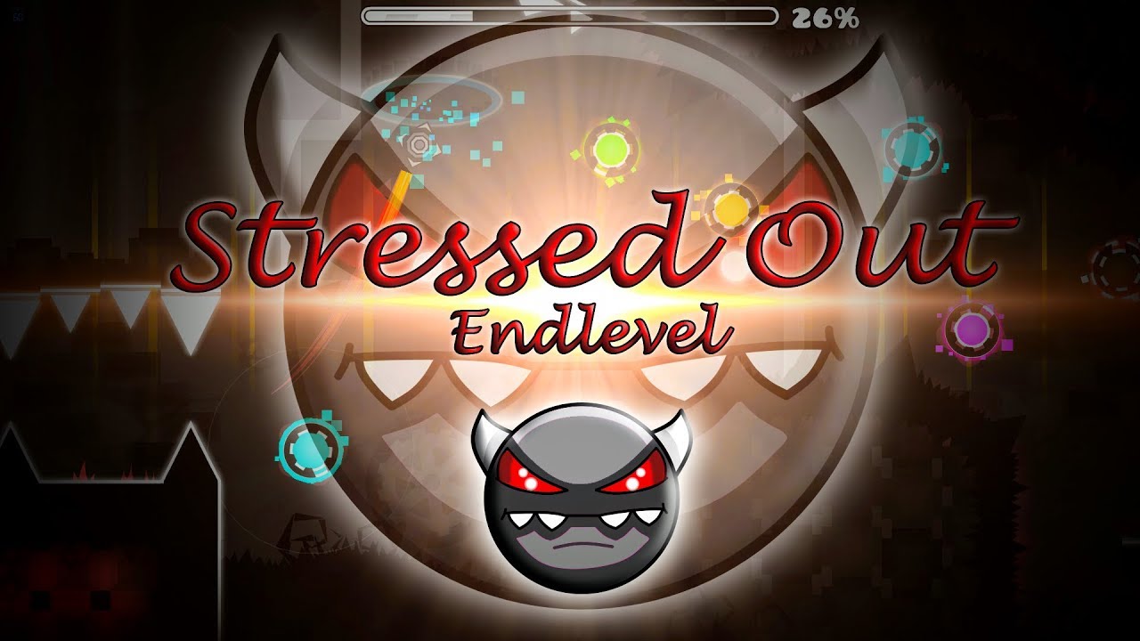 Geometry Dash-Stressed Out by Endlevel-(MEDIUM DEMON) - YouTube