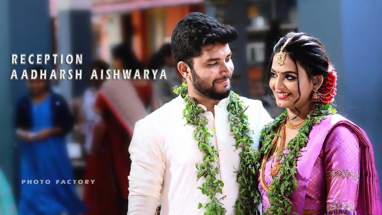 Aadharsh with Aishwarya | Reception | Dec 16 | 05:30PM | Photo Factory ...