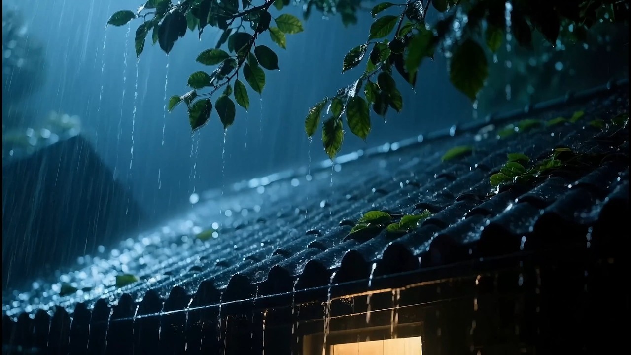 Relaxing Rain Ambience at Night for Deep Sleep to Help You Fall Asleep ...