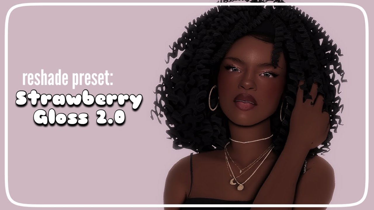 meu novo reshade preset é ROSA e vai deixar seu the sims 4 super lindo ...