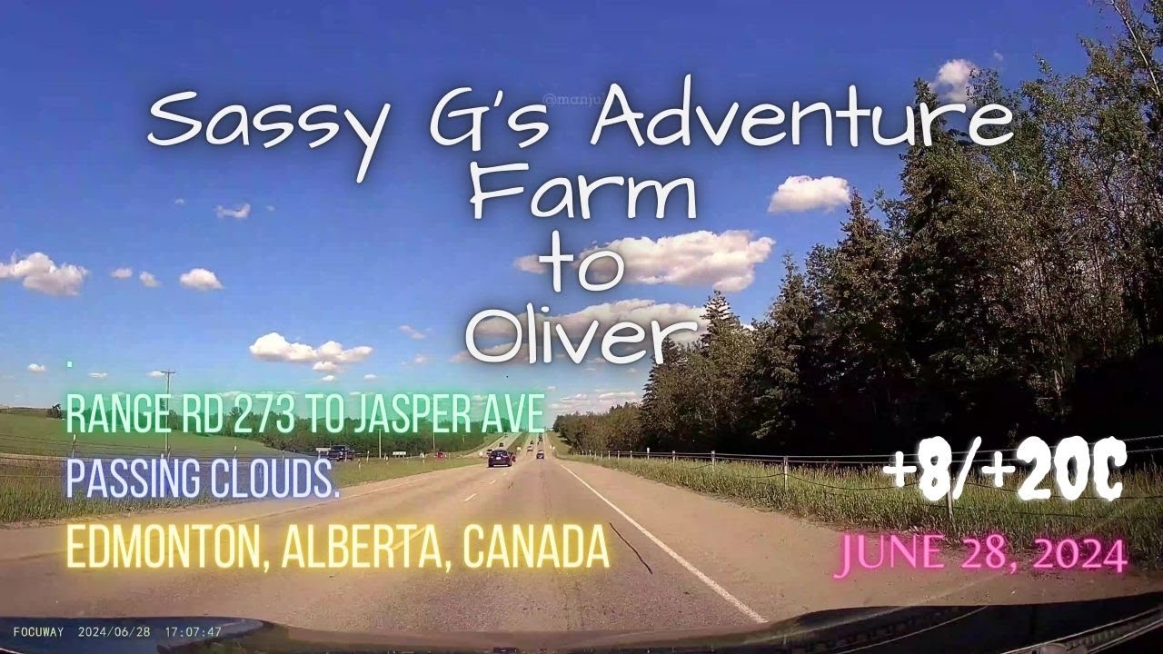 Sassy G's Adventure Farm to Oliver, Edmonton, Alberta, Canada. +8/+20 ...