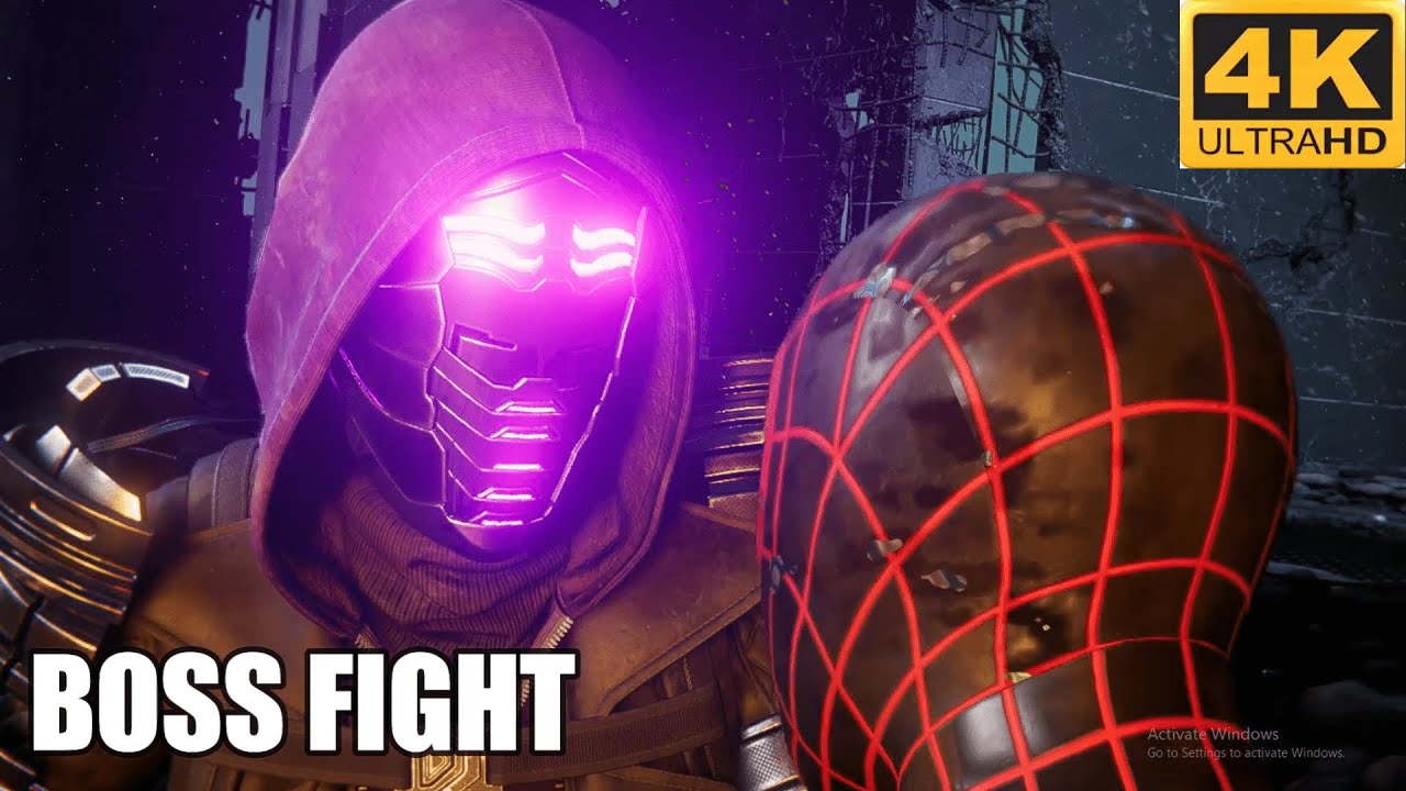 Spiderman Miles Morales: Miles Vs Phin Boss Fight Scene | Miles Morales ...