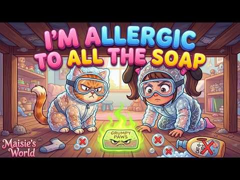 Maisie's World: NO BATH FOR ME🧼Funny Kids Story & Bath Time Song