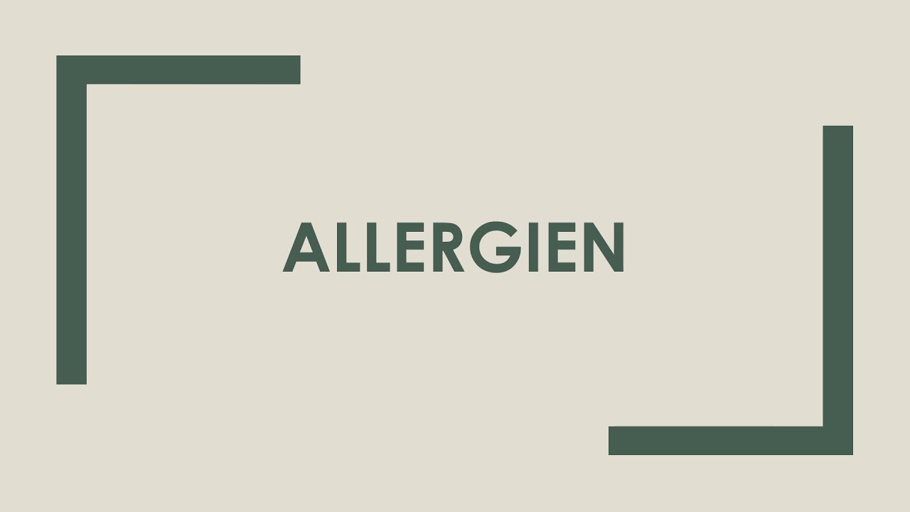 Allergien einfach und kurz erklärt - YouTube