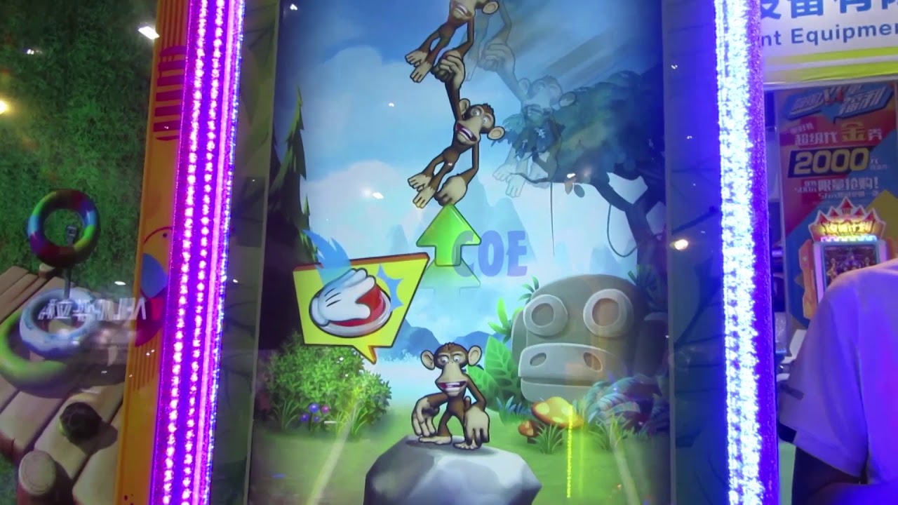 Monkey Swings Ticket Redemption Arcade Machine - YouTube
