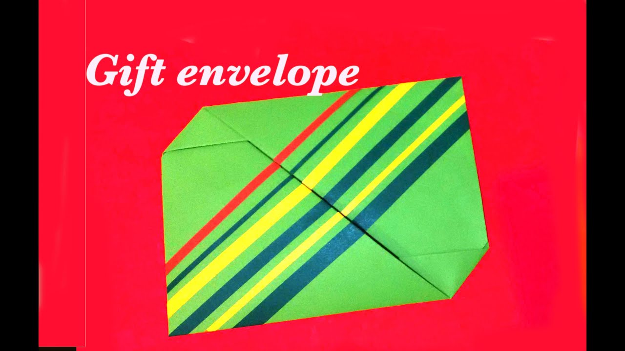 Easy Origami Gift Envelope . Money envelope with Secret Pocket. - YouTube