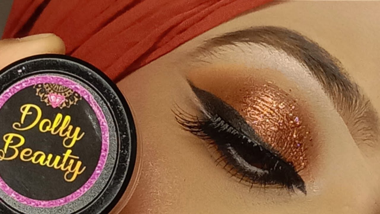 Simple Arabian nights glam eye makeup ll beginner Arabian eye makeup ...