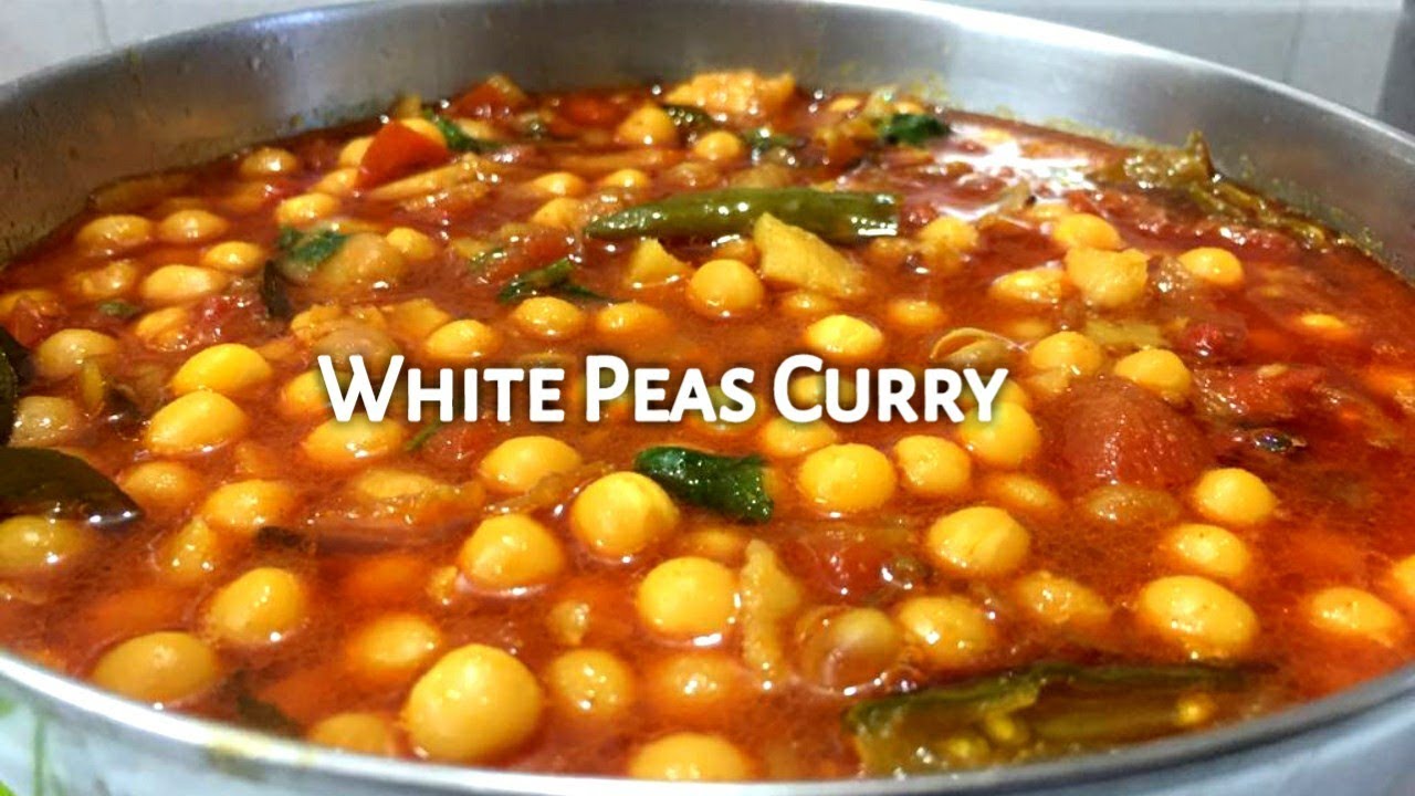White Batani Curry | White Peas Curry | Best Side Dish for Chapati ...