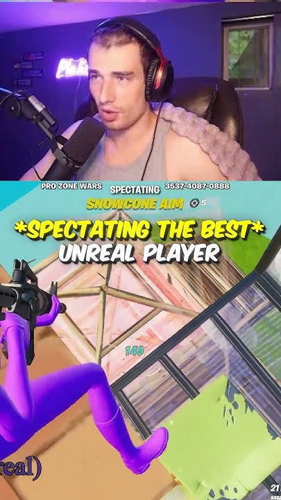 I SPECTATED THE BEST UNREAL PLAYER... #shorts - YouTube