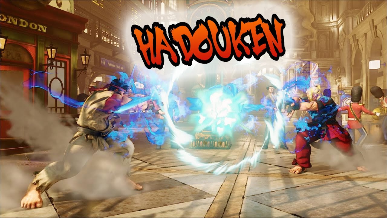 Street Fighter 5 Hadouken VS Hadouken - YouTube