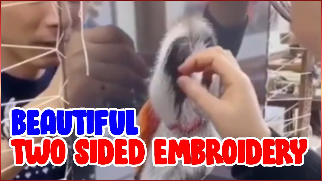 Two Sided Embroidery - YouTube