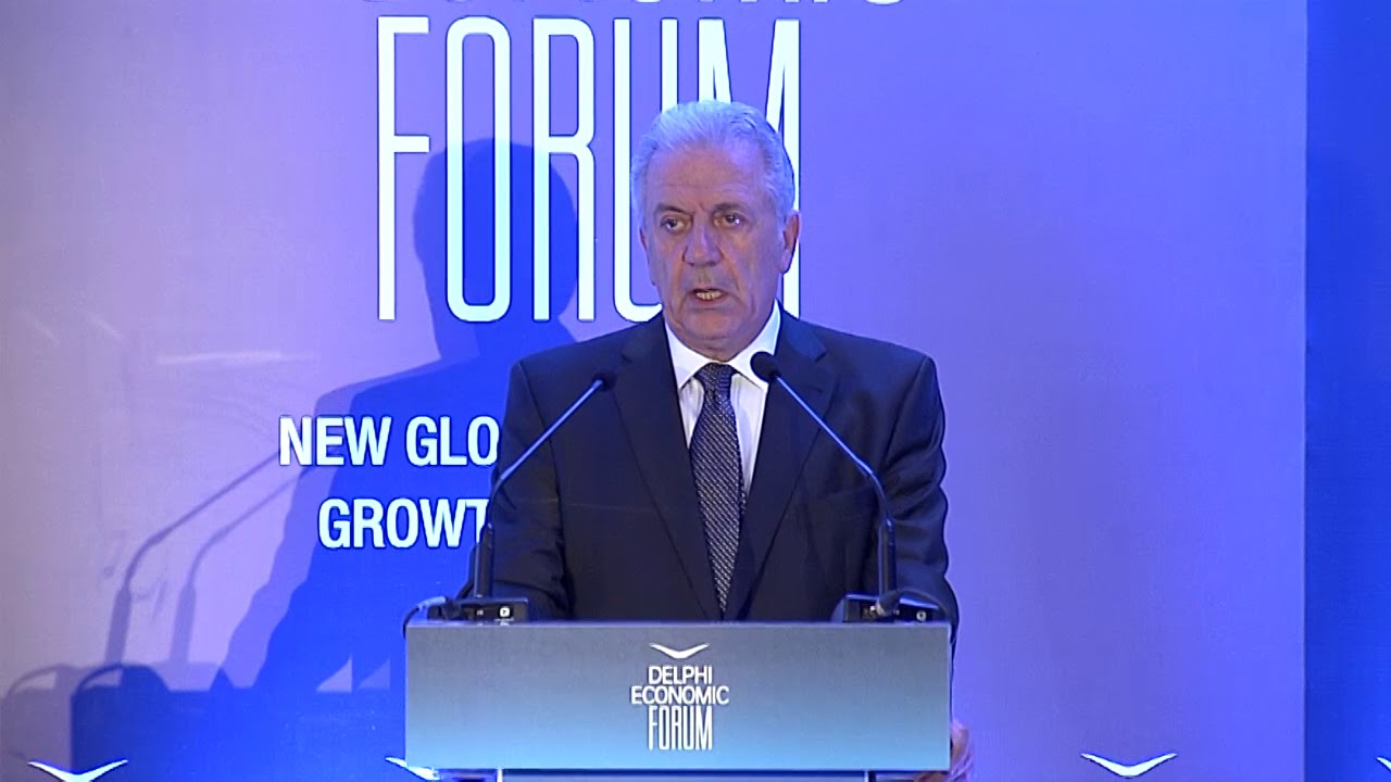 Dimitris Avramopoulos | Delphi Economic Forum 2018 - YouTube