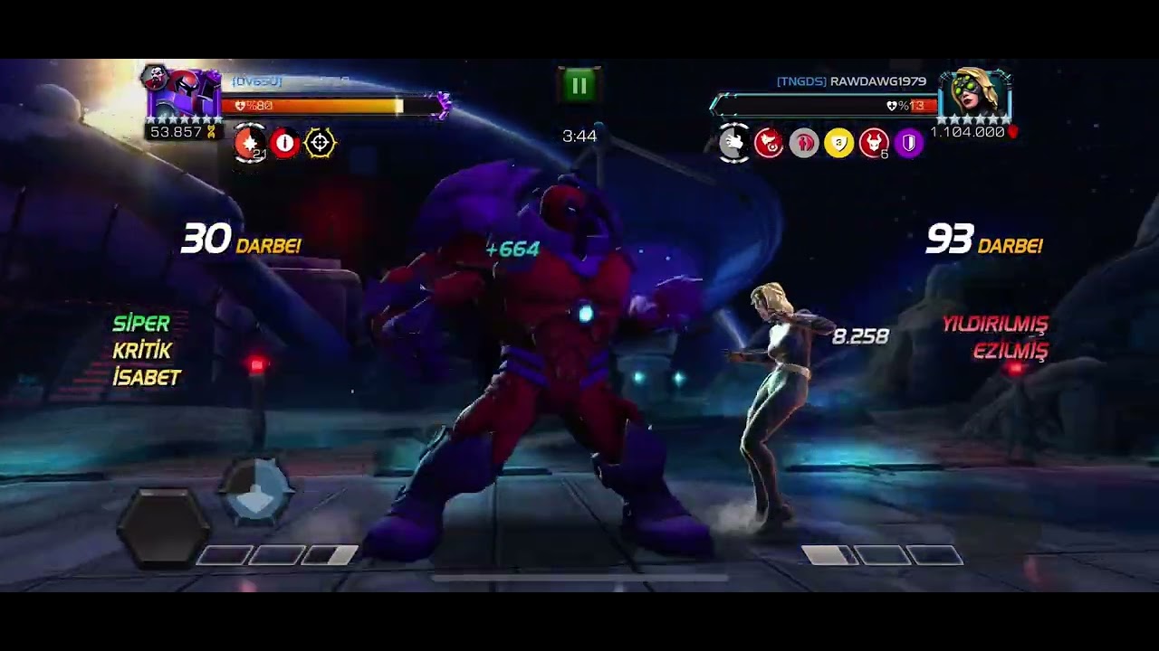 MCOC AW ONSLAUGHT VS YELENA BELOVA - YouTube