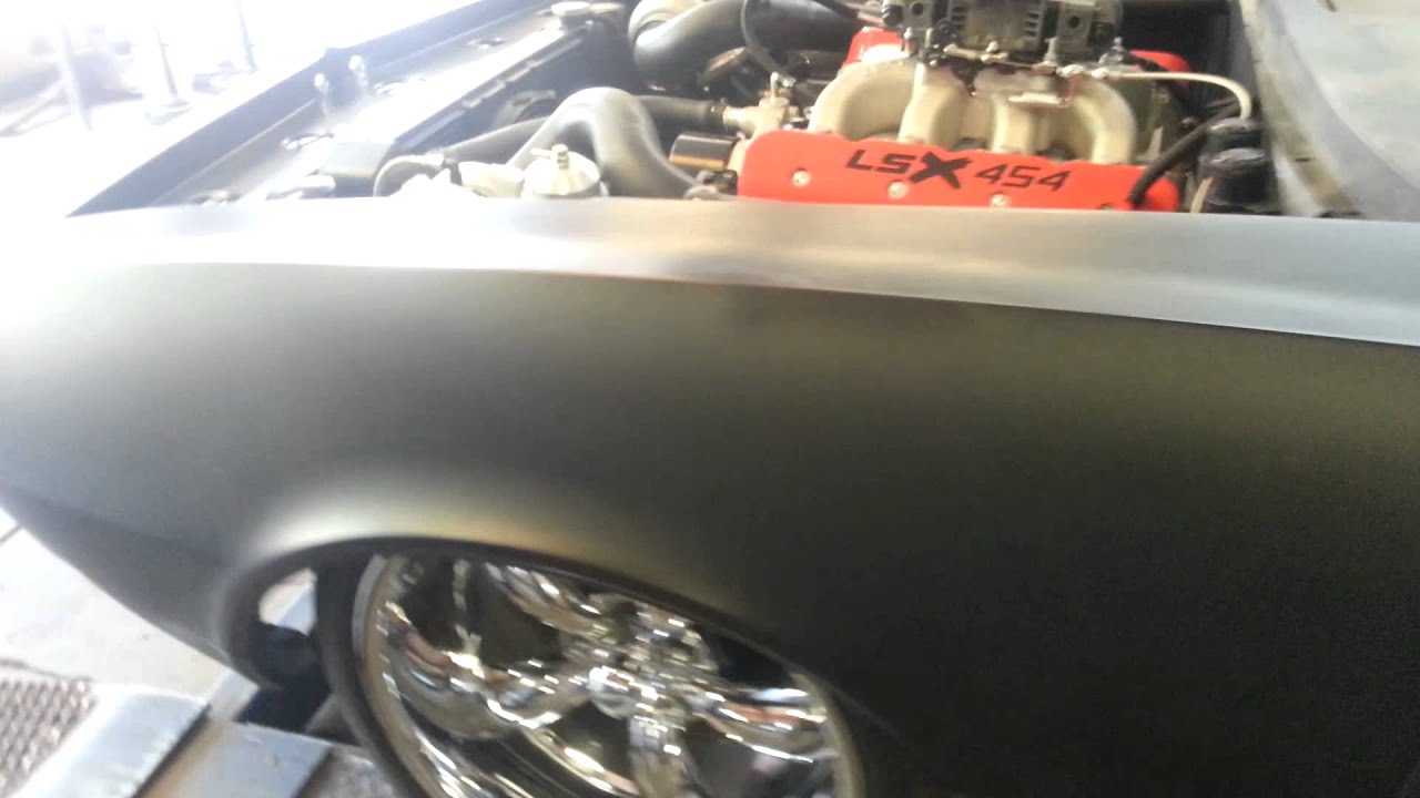 454 LSX twin 77mm turbo with 3" pipe and X pipe by - YouTube