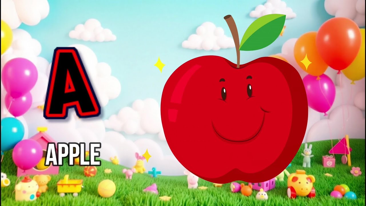 ABC Song for Kids | A for Apple | Alphabet Song with Colorful ...
