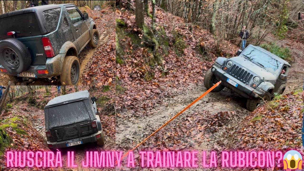 JIMNY E JEEP RUBICON OFFROAD | Colline Pisane offroad pt.2 - YouTube