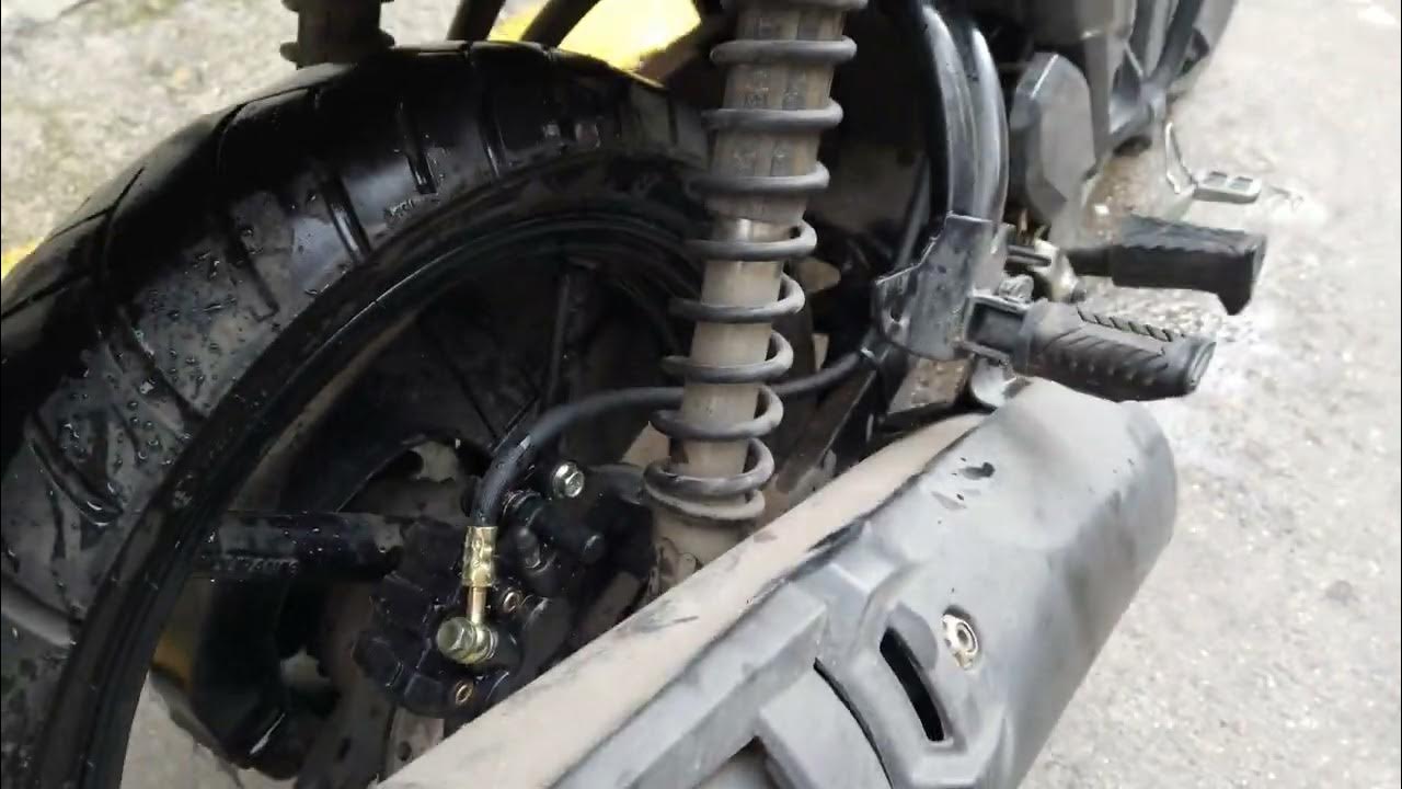 yamaha szr 150 kit de freno de disco trasero ws 3208183793 - YouTube