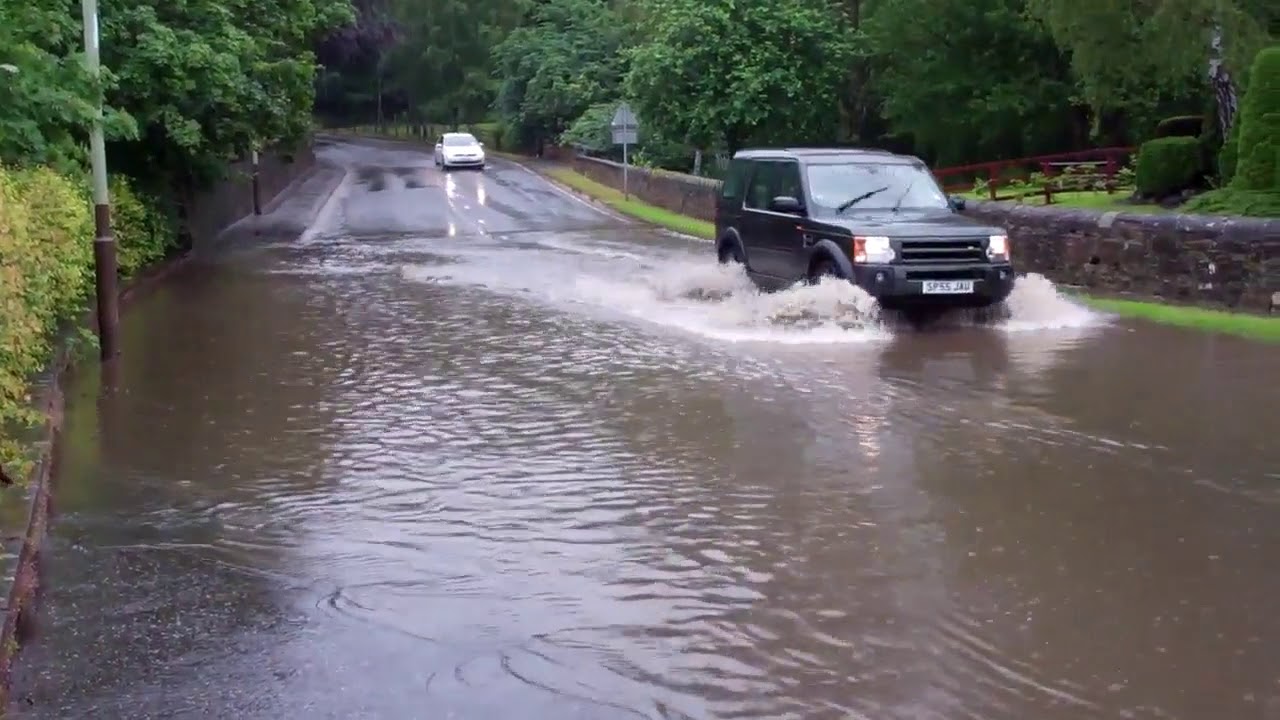 Summer Rain And Flooding Around Perth Perthshire Scotland - YouTube
