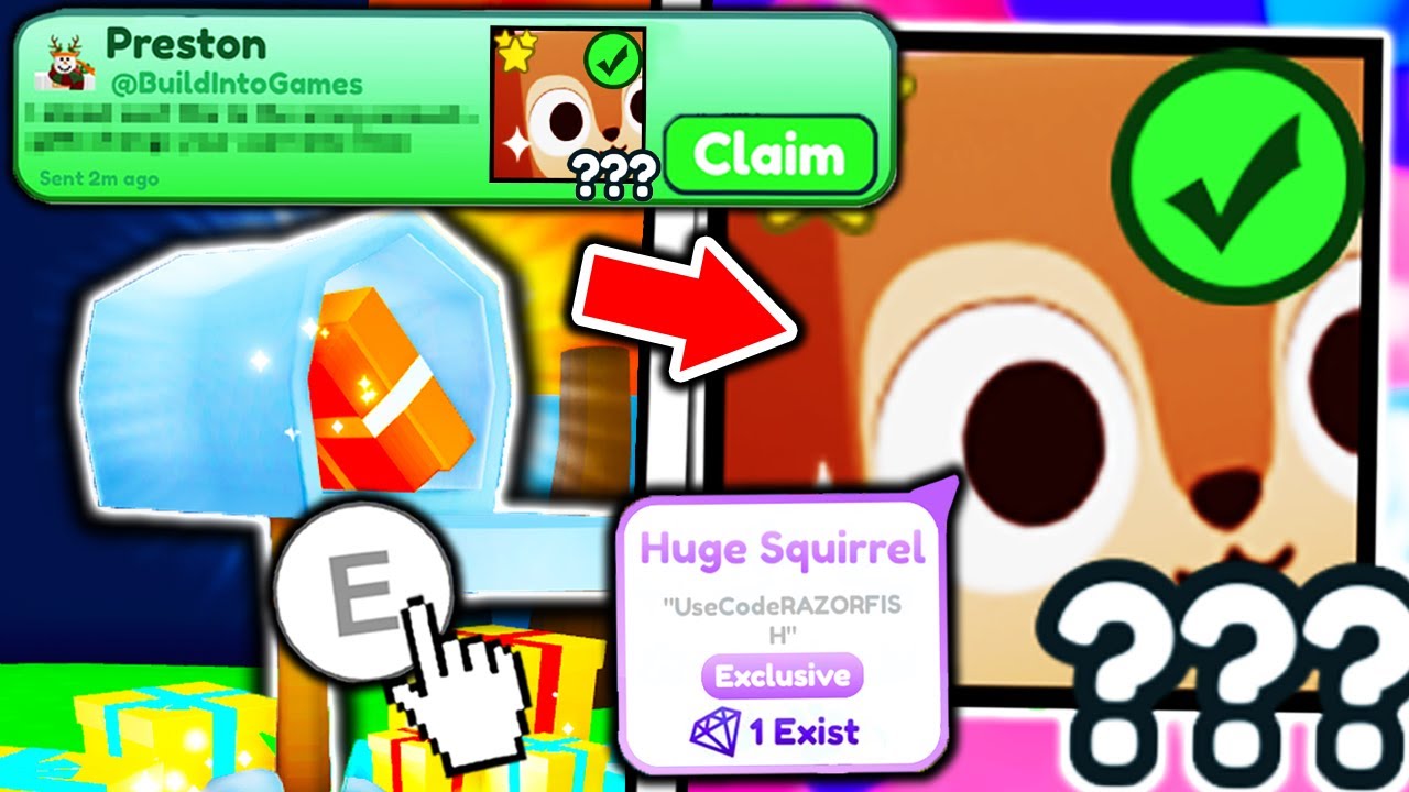 Fake PRESTON GIFTED Me SECRET HUGE SQUIRREL in Pet Simulator X.. - YouTube