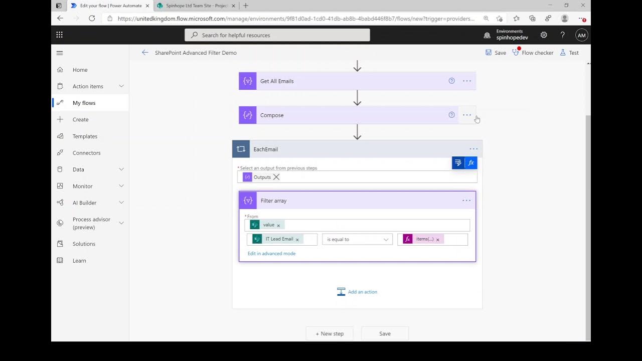 Power Automate - How to filter SharePoint List (Advanced) - YouTube