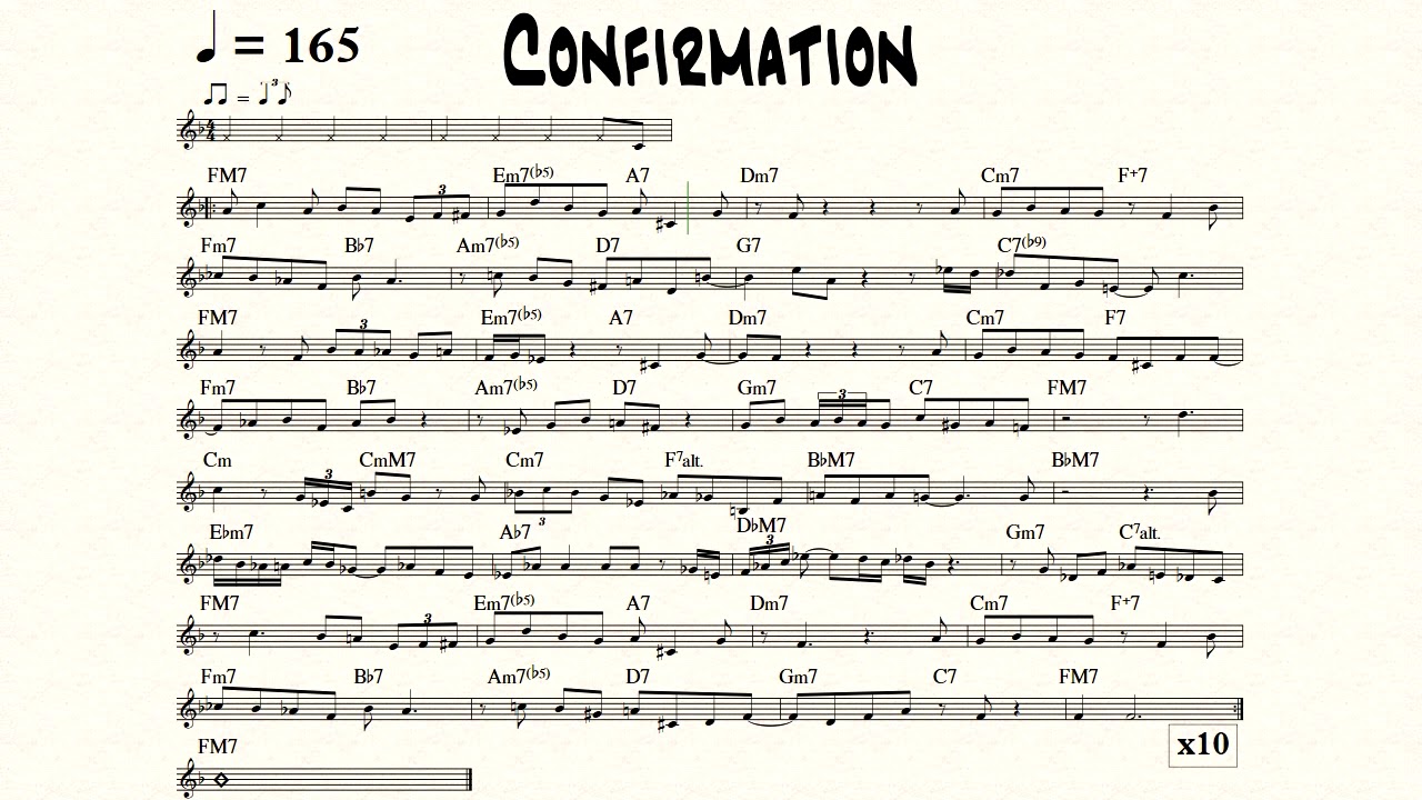 Confirmation Melody With Metronome BPM 165 - YouTube