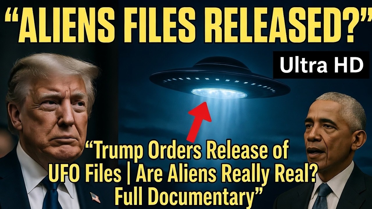 Trump Orders Release of UFO Files | Are Aliens Really Real? Full ...