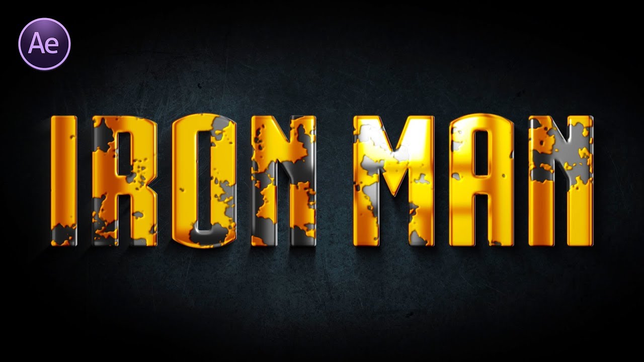 After Effect Logo & Text Animation - Shine & Golden Logo Animation ...