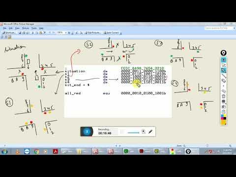 Controlling external Traffic_Lights device with 8086 microprocessor ...