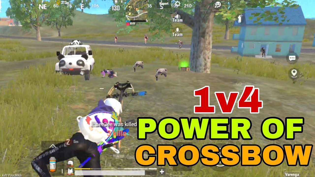 OMG | POWER OF CROSSBOW |1v4 PUBG LITE GAMEPLAY | - YouTube