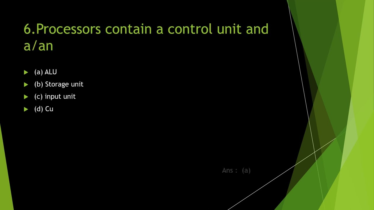 MCQs Of Basic Computer Knowledge YouTube MCQs Of Basic Computer Knowledge YouTube